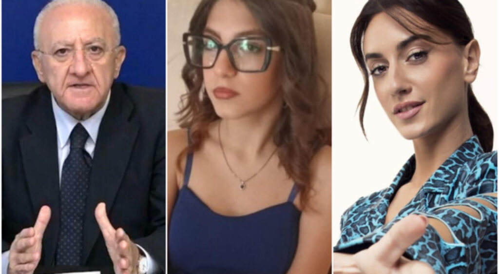 Martina Carbonaro, De Luca: «Fidanzata? È un problema»