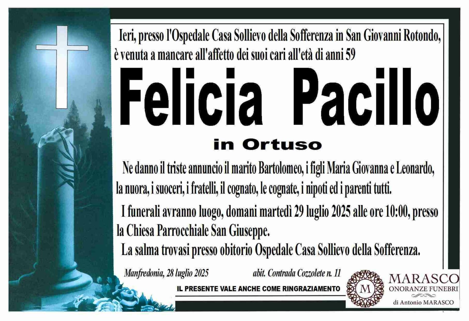 Necrologi Archivi - 41esimoparallelo.it